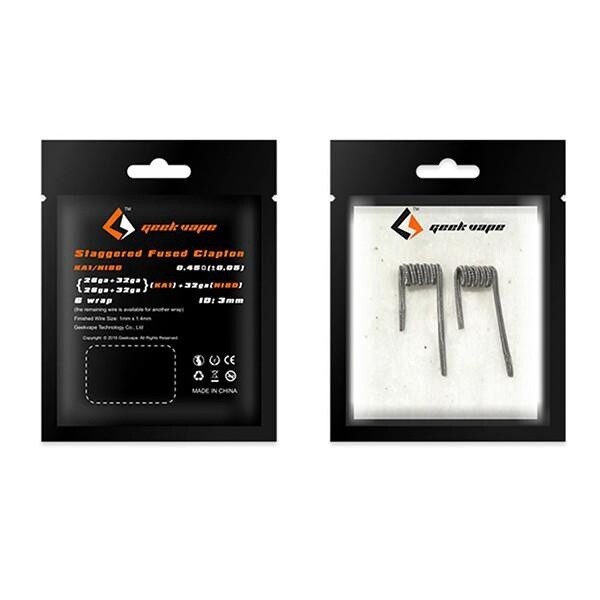 Staple Staggered Fused Clapton Coil
