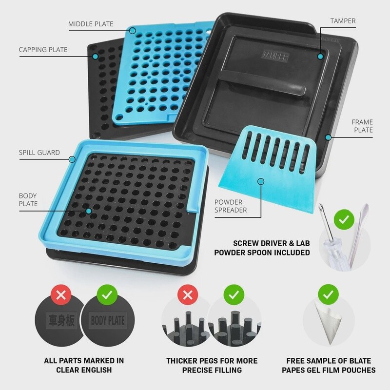 100-Hole Capsule Filling Machine