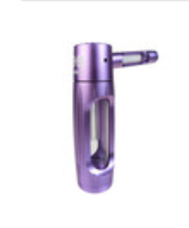 6" Cheech Glass Metal Slim Bubbler Hand Pipe