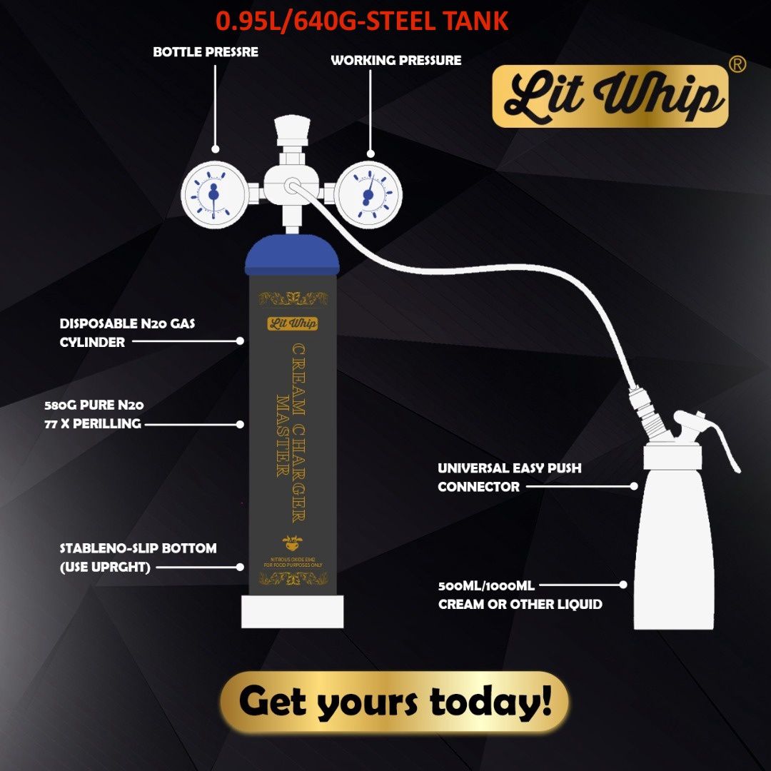 Lit Whip® Cream Master Tanks
