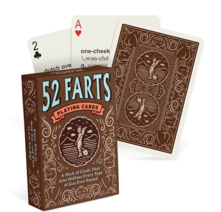 52 Farts Playing Cards