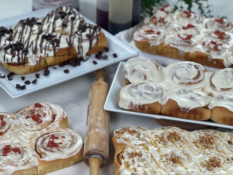 Order | The Sticky Bun Factory | Cinnamon Bun Desserts
