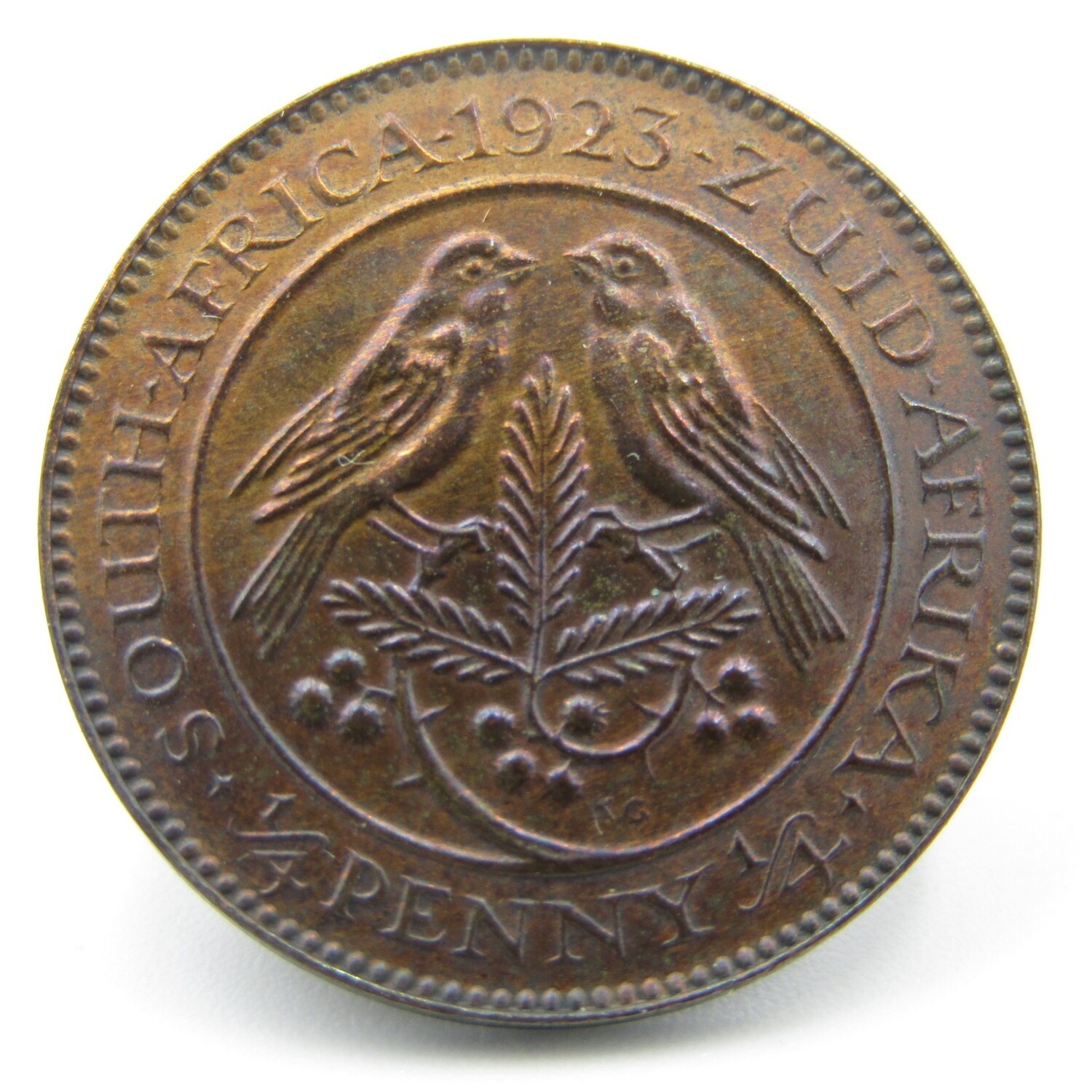 South Africa 1923 Farthing red uncirculated