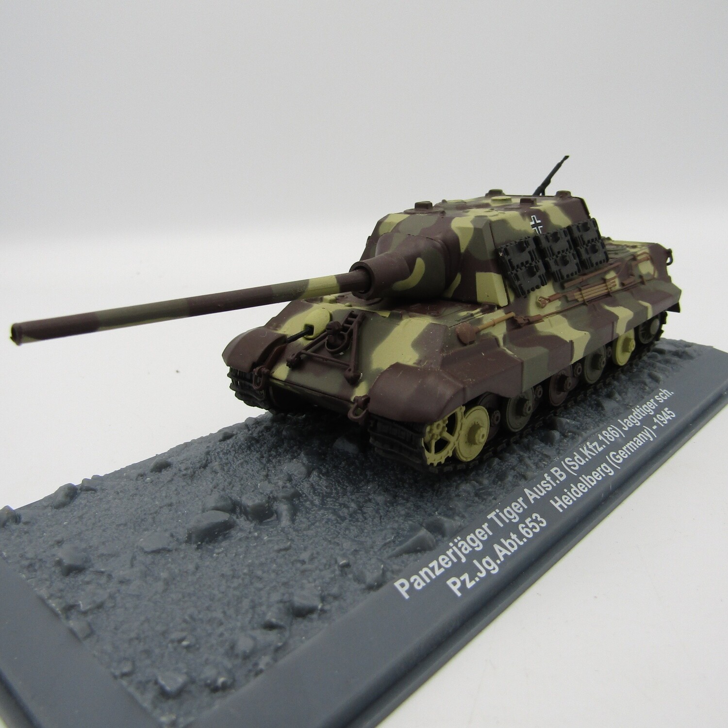 German Panzerjager Tiger combat tank model - 1945 Heidelberg Germany