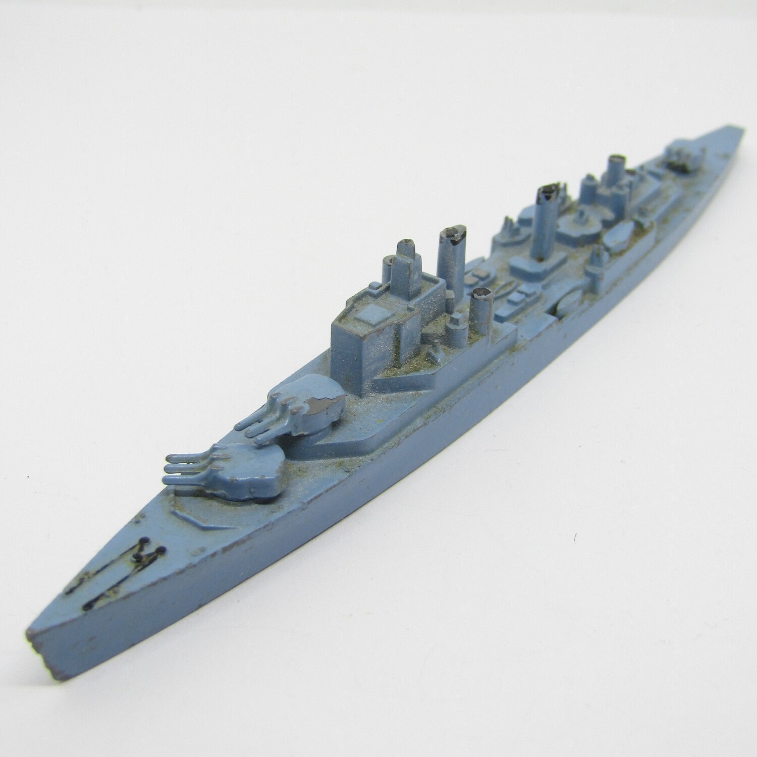 Vintage Tri-Ang HMS Superb die-cast model ship