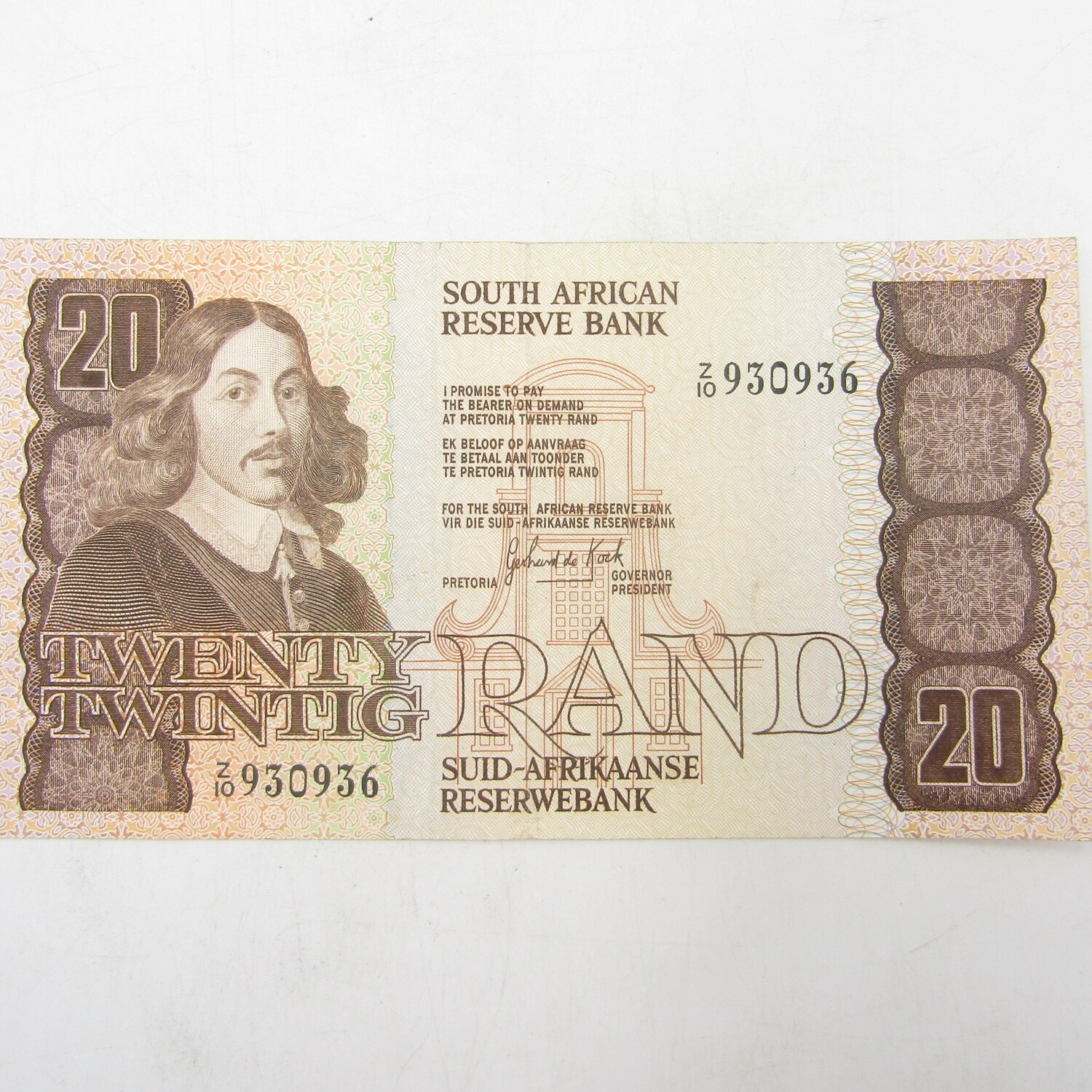 GPC de Kock R20 replacement note Z 10