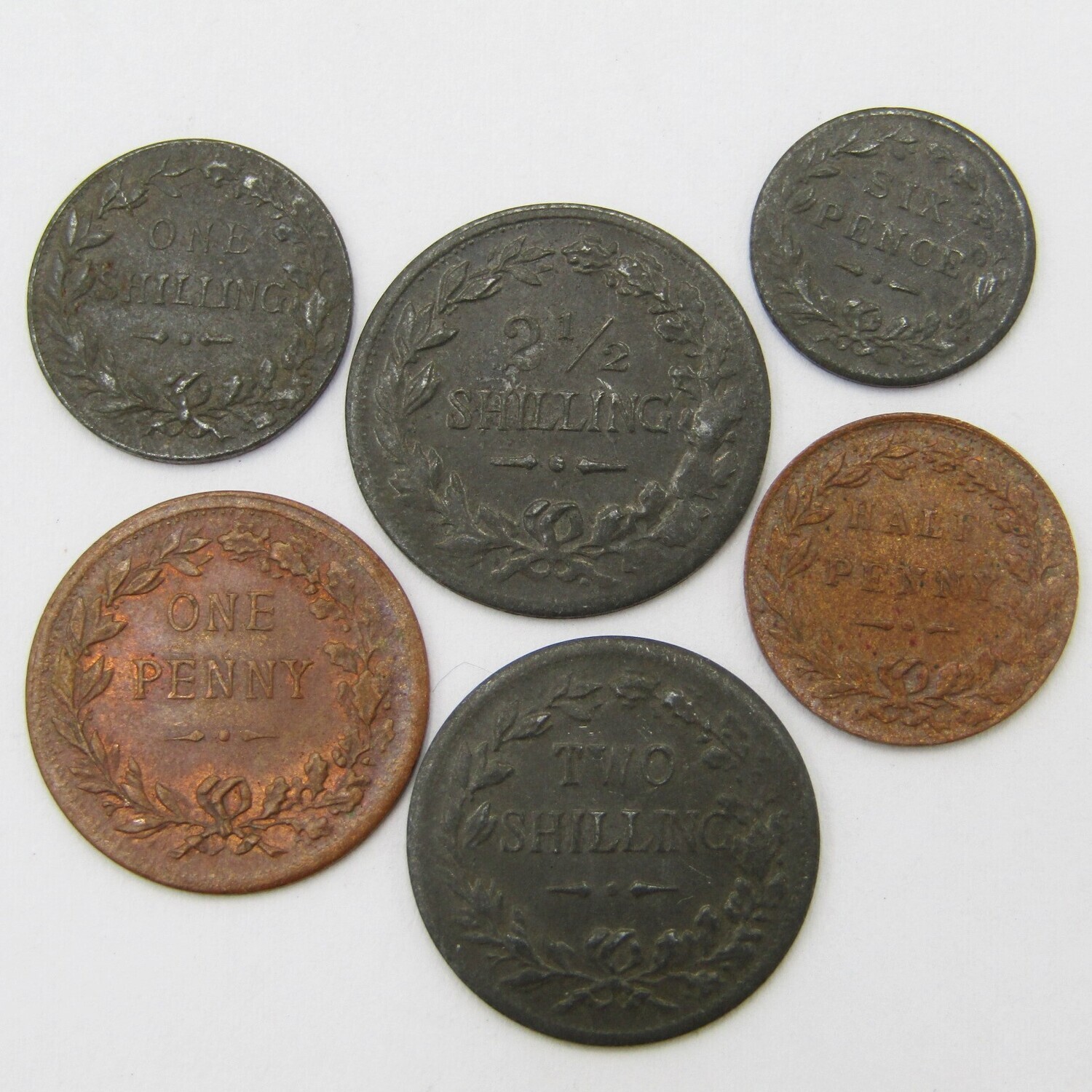 Antique Metal play money set - rarely seen