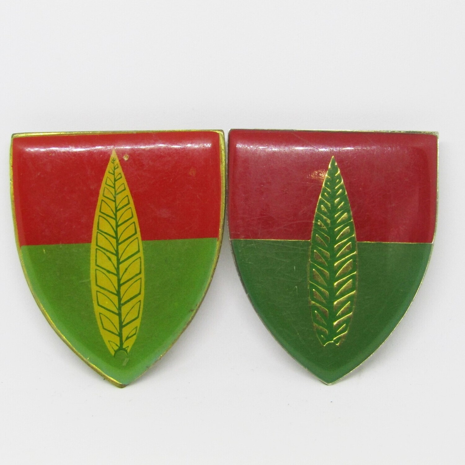 SADF 10 Artillery Air defence shoulder flashes - 2 different types