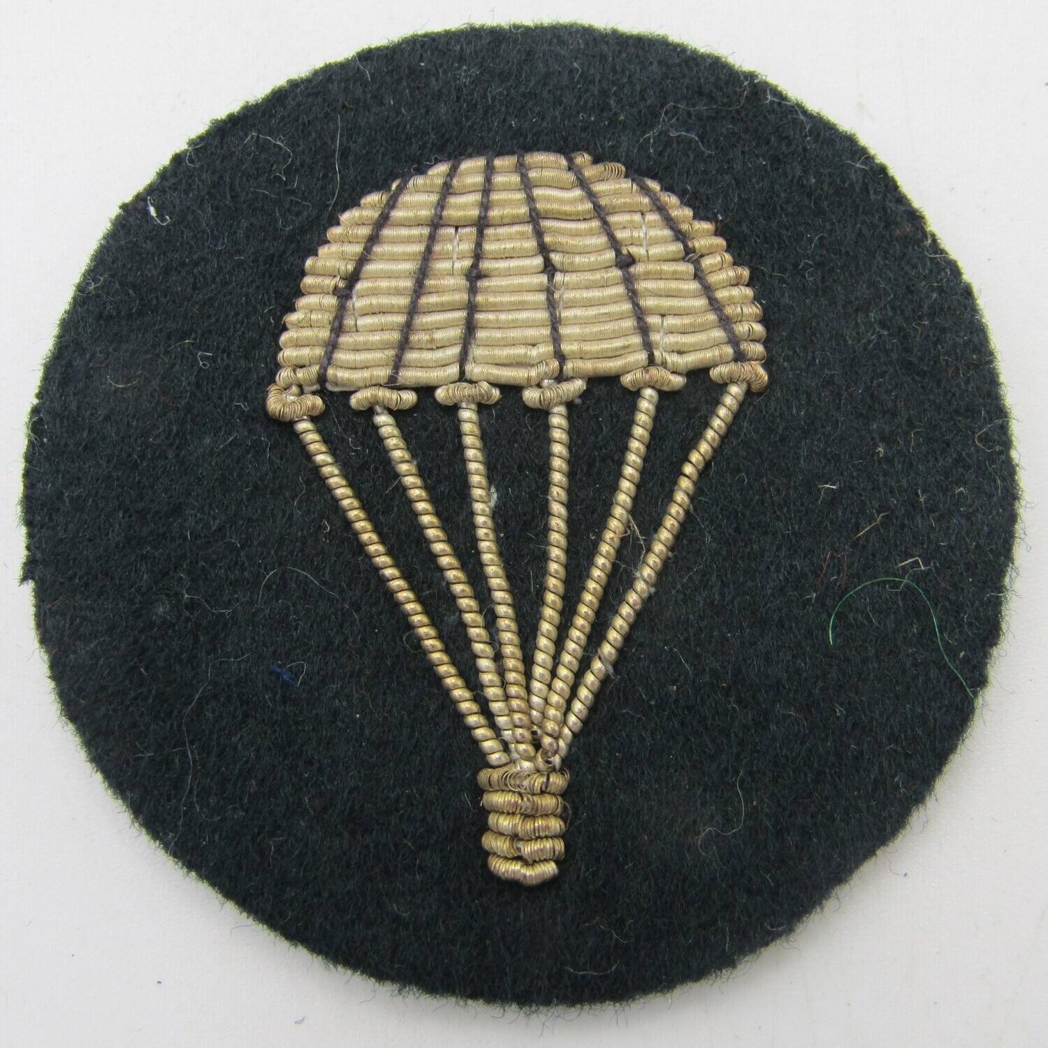 Light bulb parachute insignia - bullian wire