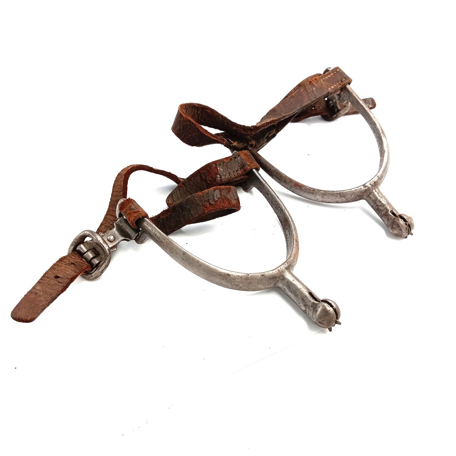 Pair of vintage horse riding spurs