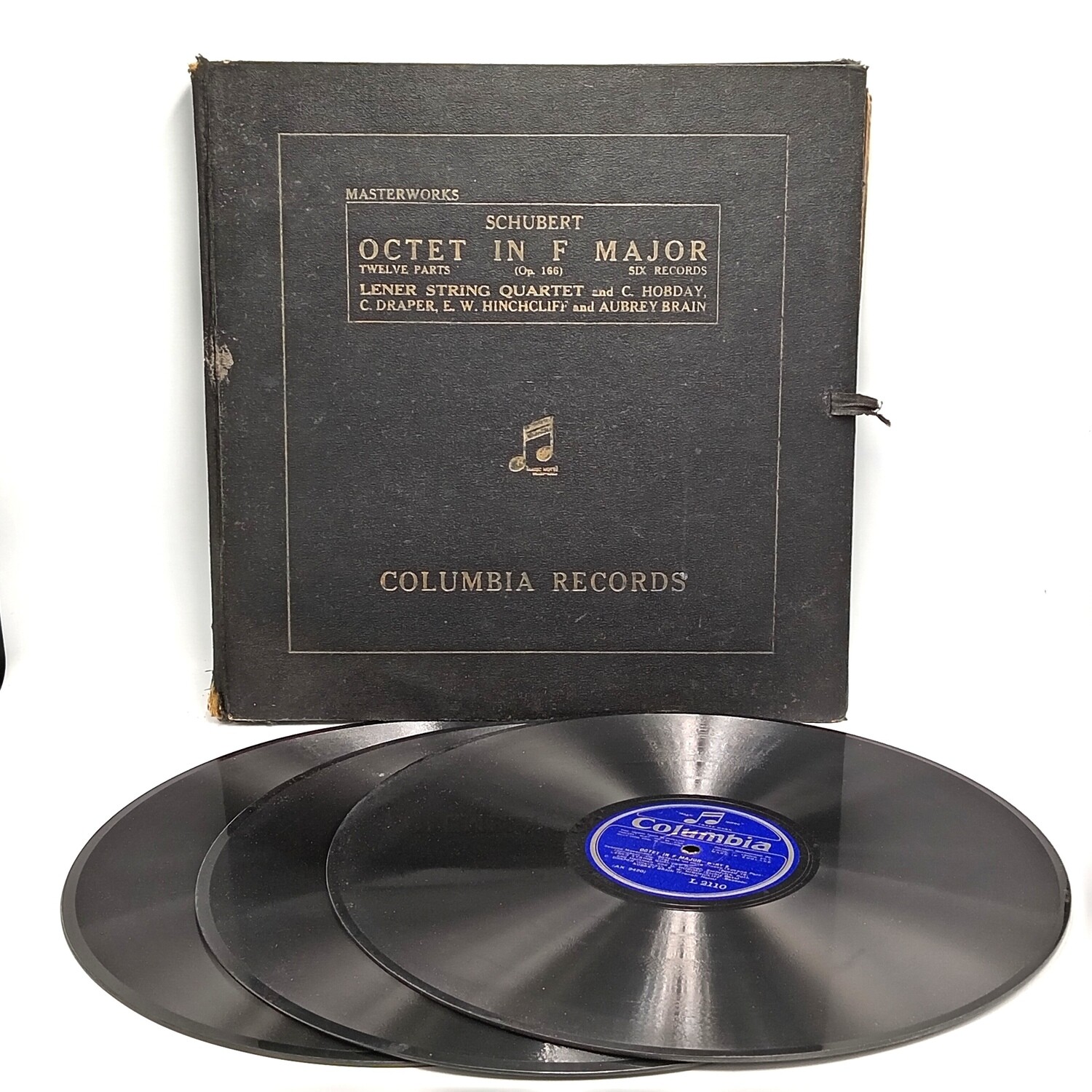 Complete set of Schubert Octet in F Major LP Vinyl records in album ...