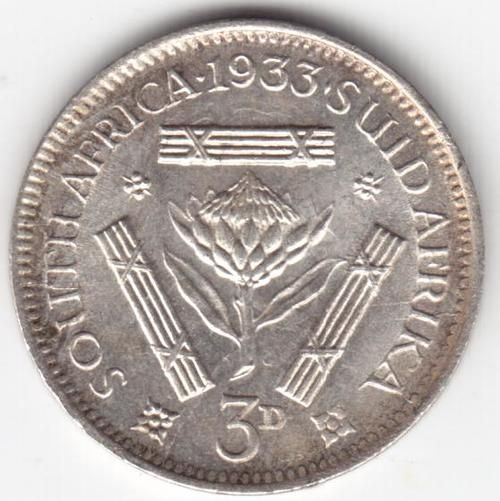 1933 Tickey 3d Uncirculated
