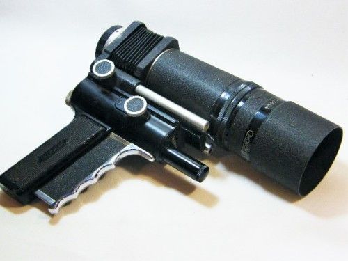 Vintage Novoflex Noflexar 1:4.5 240mm quick focus pistol grip lens