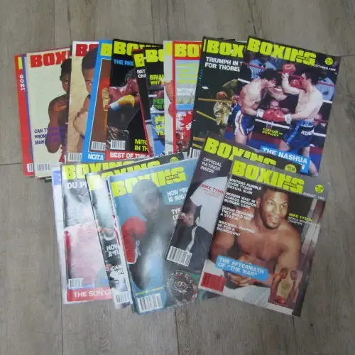 Boxing World Magazine - Lot of 38 magazines from August 1989 to July ...