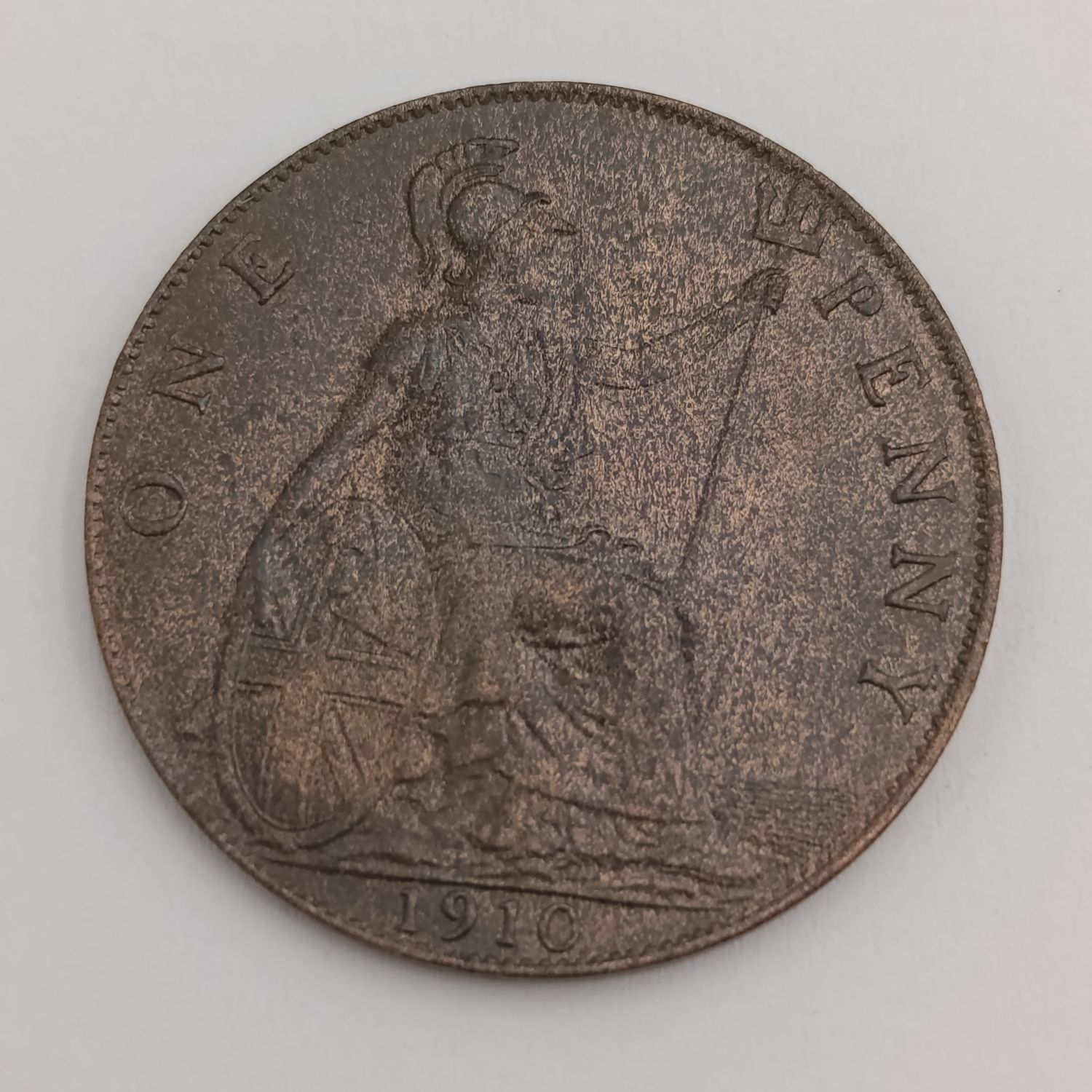Great Britain 1910 Penny uncirculated