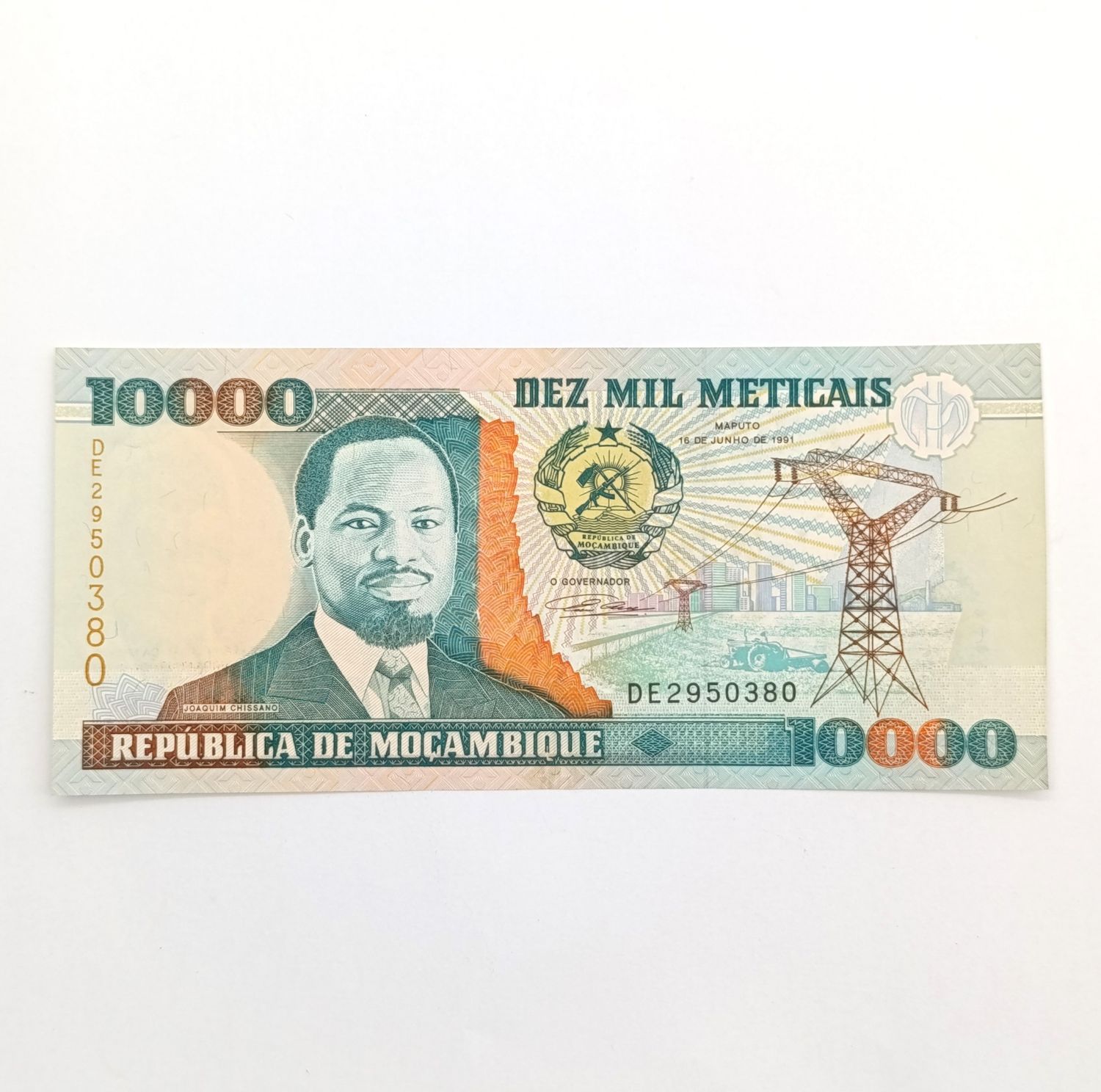 Mozambique banknote 10 000 Meticais 1991 - (P-137) uncirculated