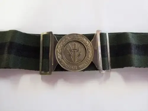 SADF 61 Mech Battalion stable belt with infantry colours - Length: 92cm
