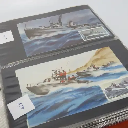 Album with 115 South Africa postcards (maxi cards)