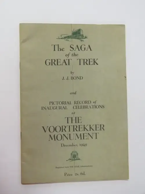 The SAGA of the groot trek by JJ Bond and pictorial record of inaugural ...