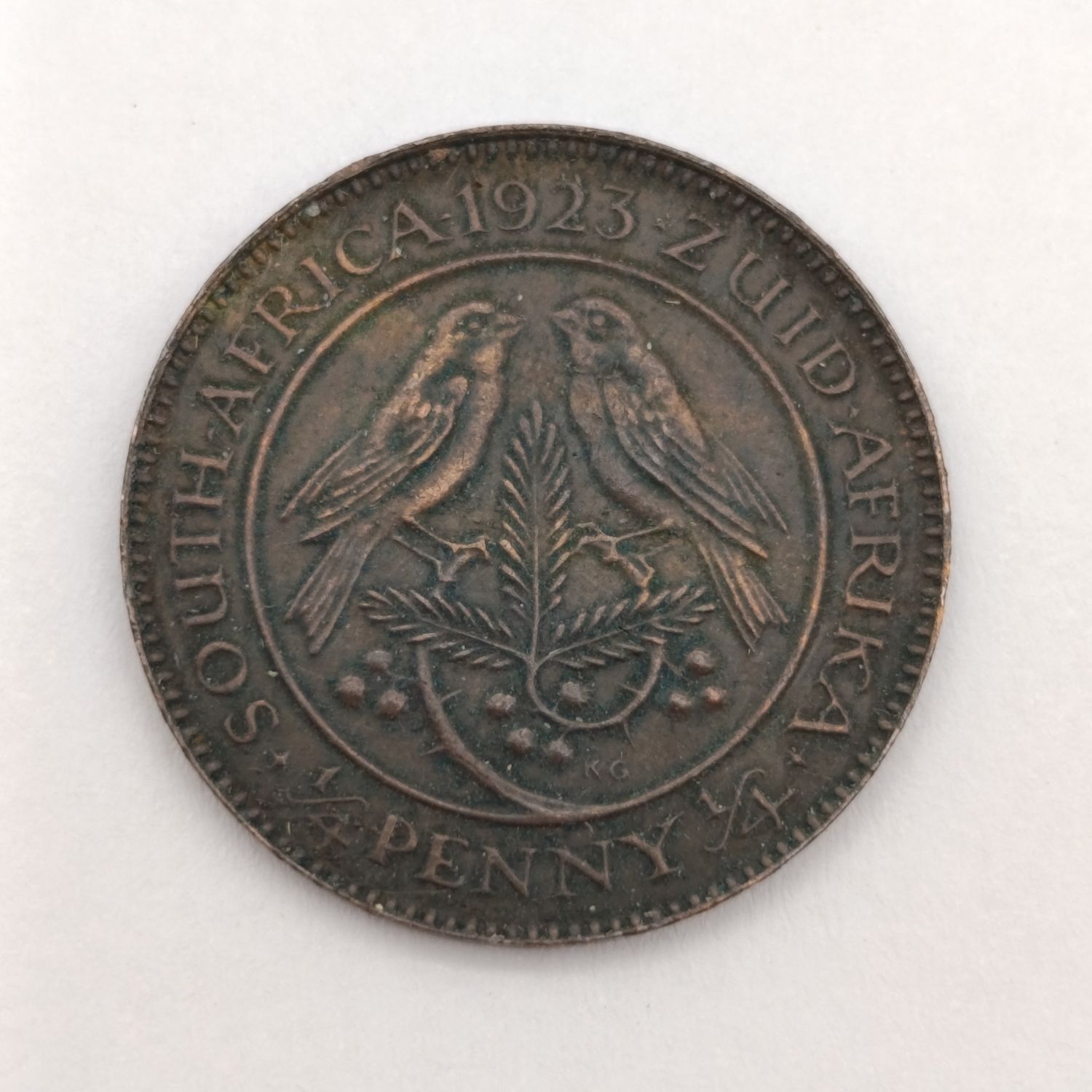 South Africa 1923 farthing AU