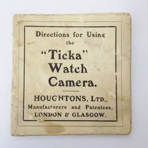 Directions for using the `Ticka` watch camera