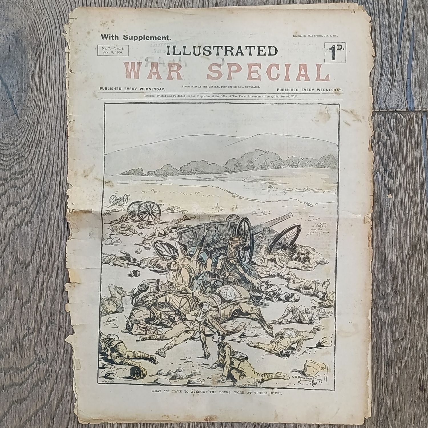 Boer War Illustrated War Special newspaper dated 3 January 1900 No.7 Vol.1