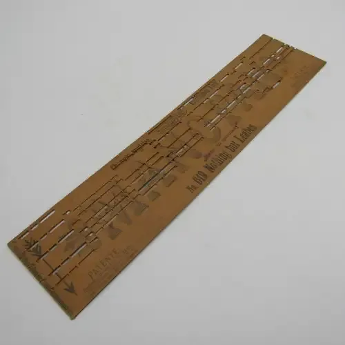 Punched Media MANOPAN music box strip - No. 619 - Nothing but Leabes ...