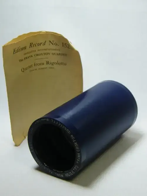 Edison phonograph record # 1528 Quartet from Rigoletto by Frank Croxton ...
