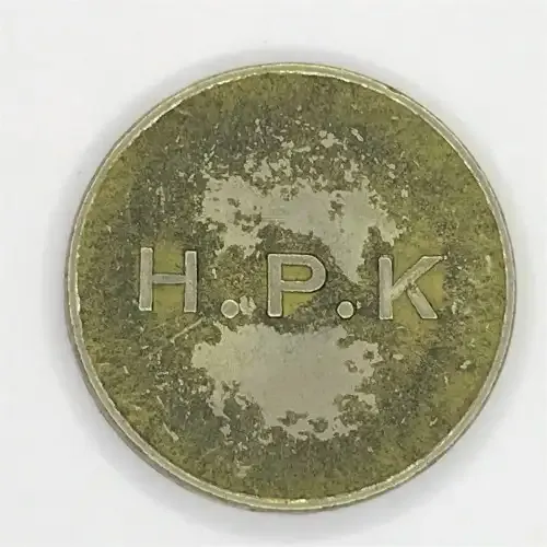 General Post Office 5 cent token - number D 33