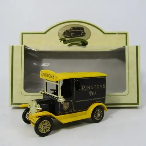 Lledo 1920 Ford Model T van - Ringtons Tea advertising model car in box