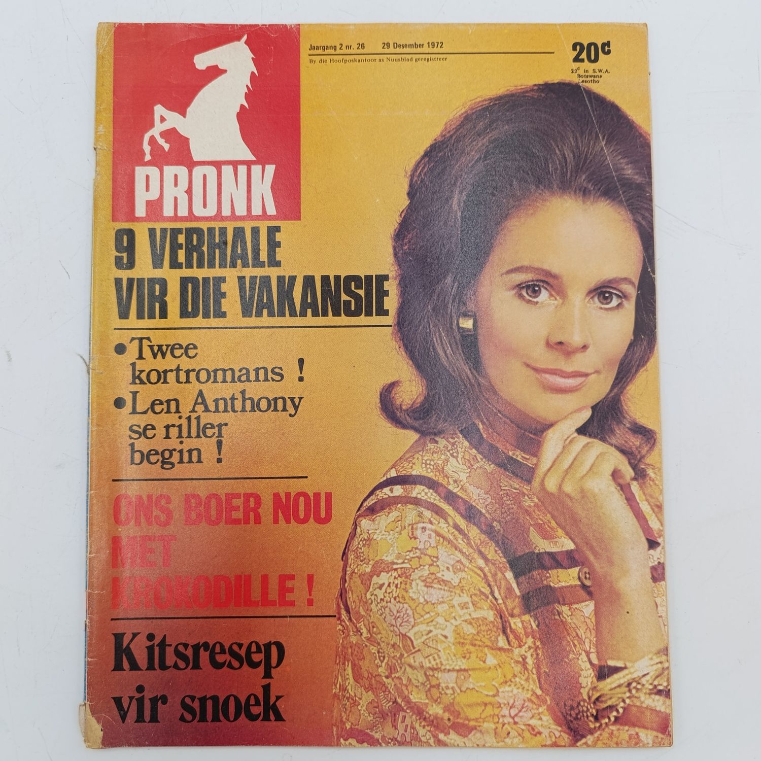 Vintage Pronk magazine - 29 December 1972 issue