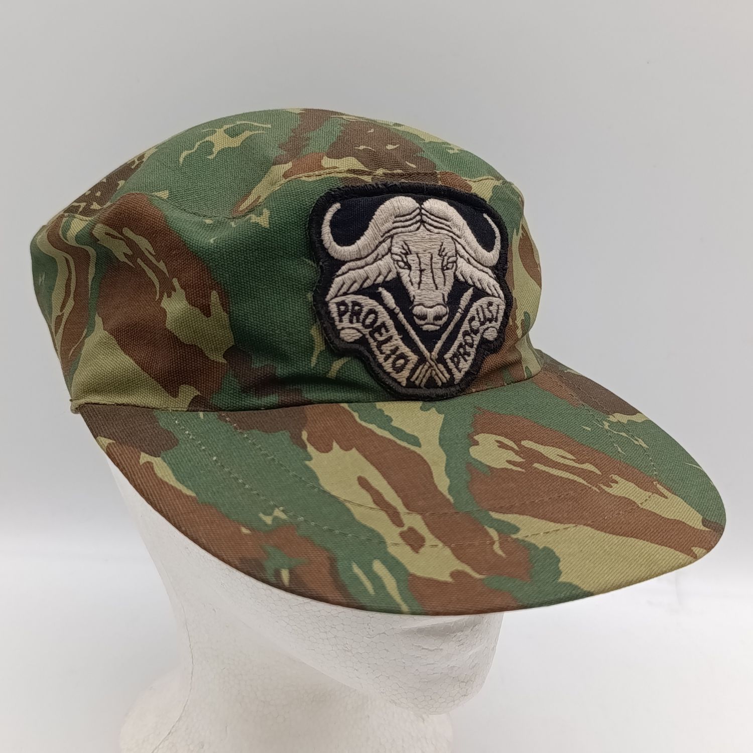SADF 32 battalion camo cap with cloth badge