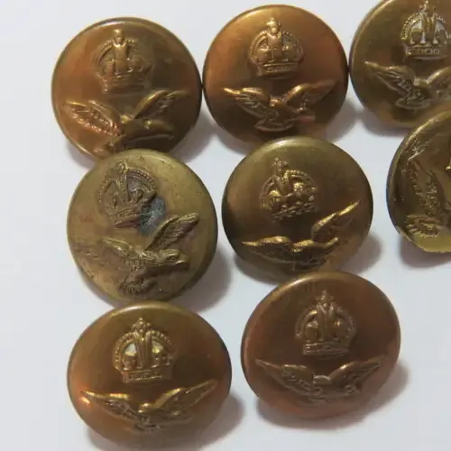 South African Air force buttons lot of 8 smaller size buttons all ...