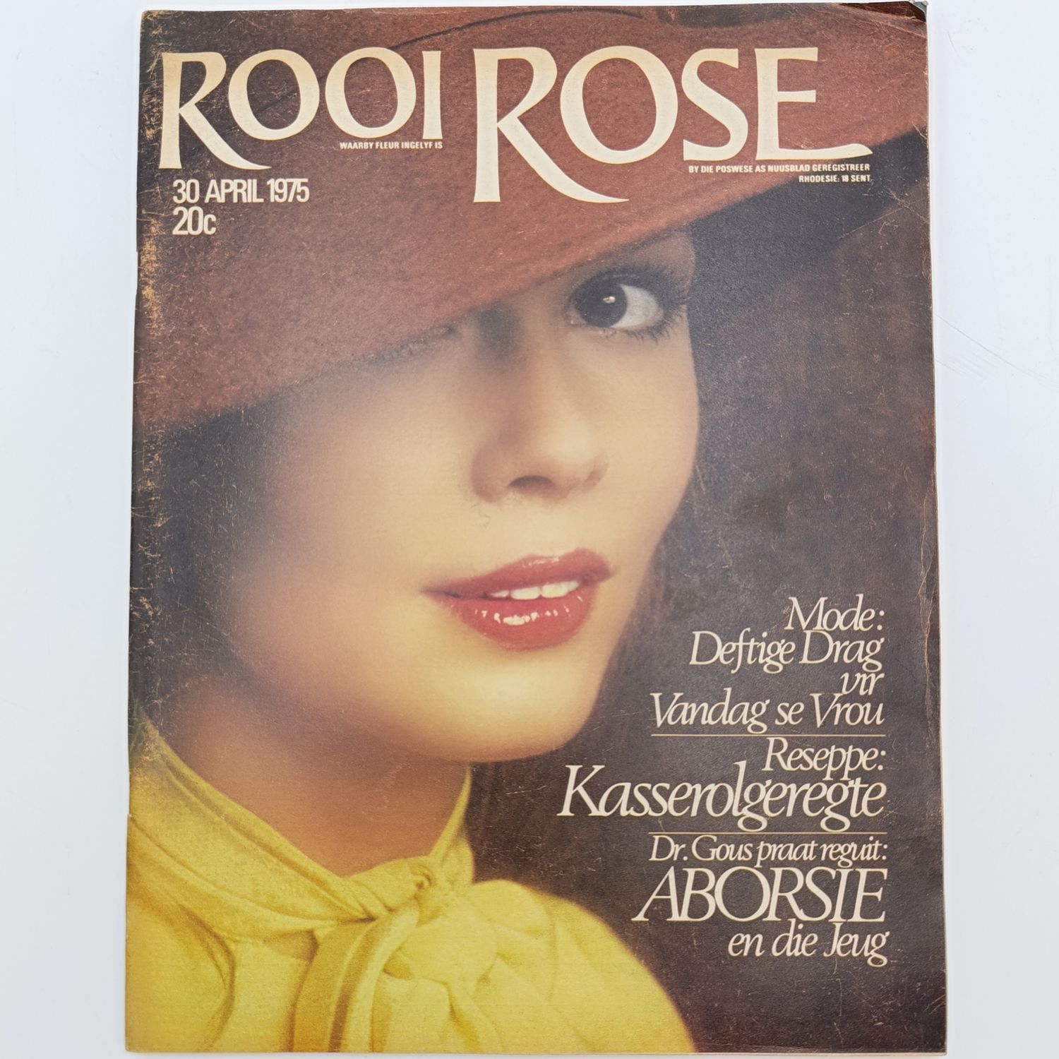 Vintage Rooi Rose magazine - 30 April 1975 issue