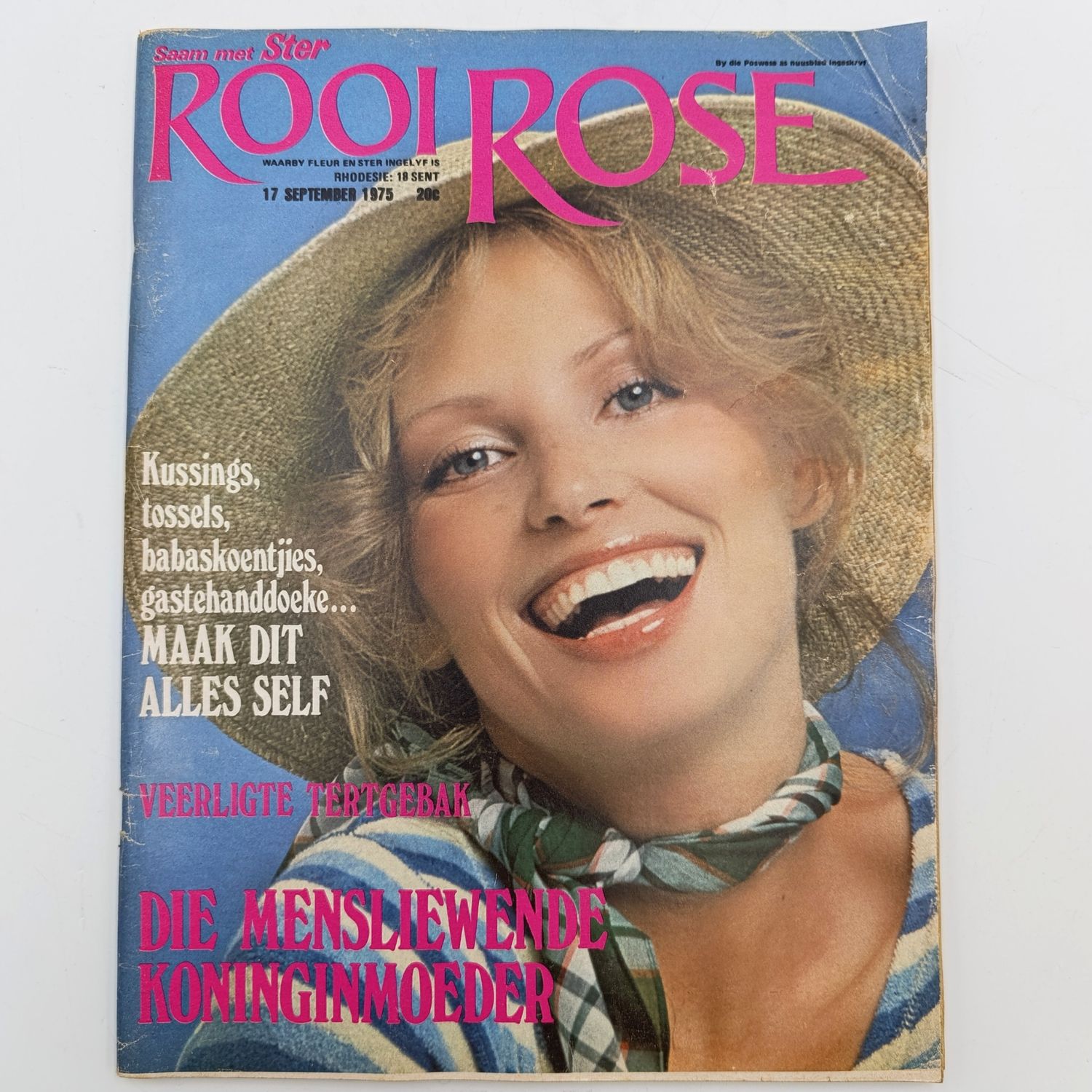 Vintage Rooi Rose en Ster magazine - 17 September 1975 issue