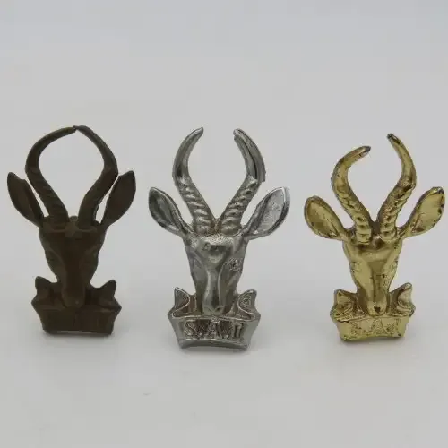 Lot of 3 different SA Infantry bokkop badges