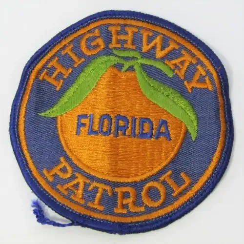 Florida Highway Patrol cloth badge