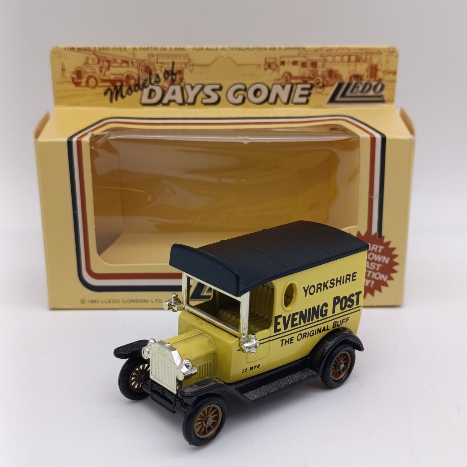 Lledo Ford Model-T Yorkshire Evening Post advertising die-cast model ...