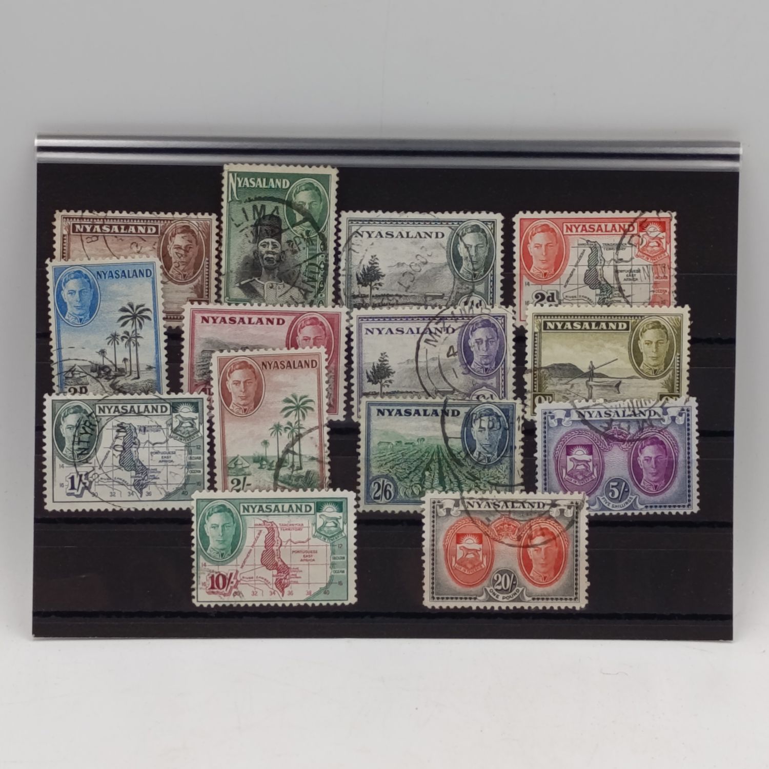 Nyasaland George 6 Definitive set used - nice examples