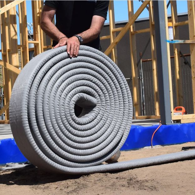 Geofabrics Megaflo 170mm x 40mm Green Socked Slotted Agi Pipe