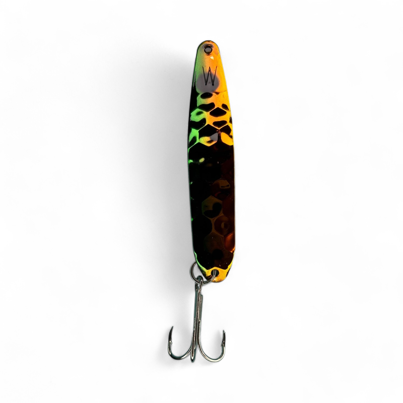 Warrior Flutter Spoon FL06C Green Gobie