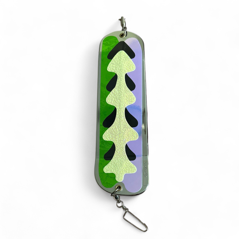 Michigan Stinger Rotating Flasher 8” Chrome Dragon Lady Uv