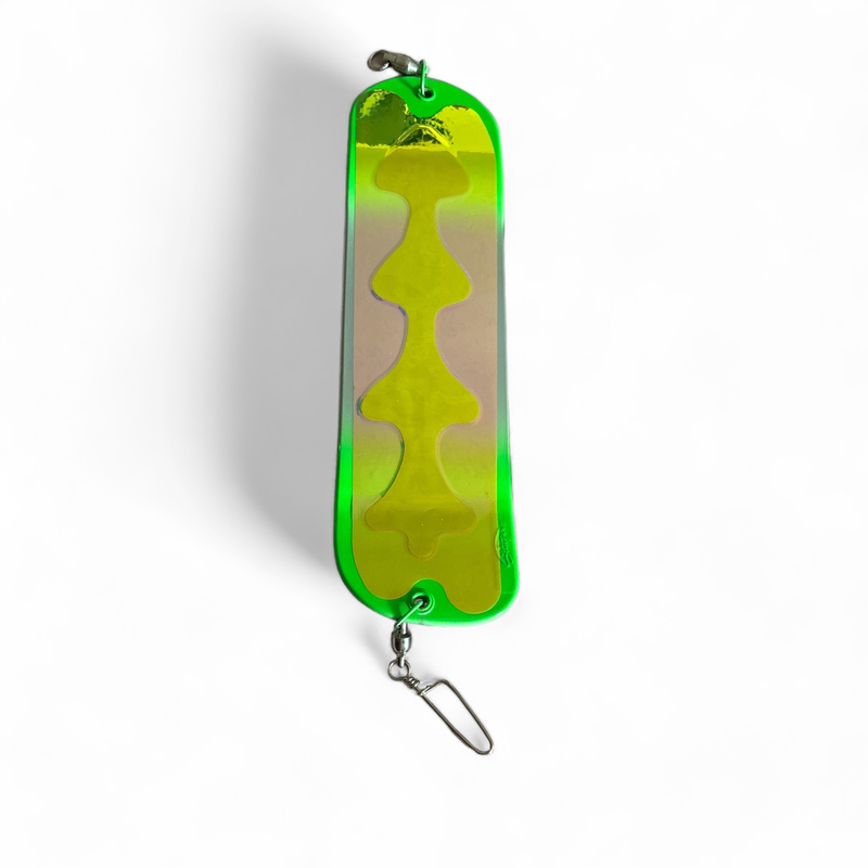 Michigan Stinger Flasher 8” Chrome Green Jeans