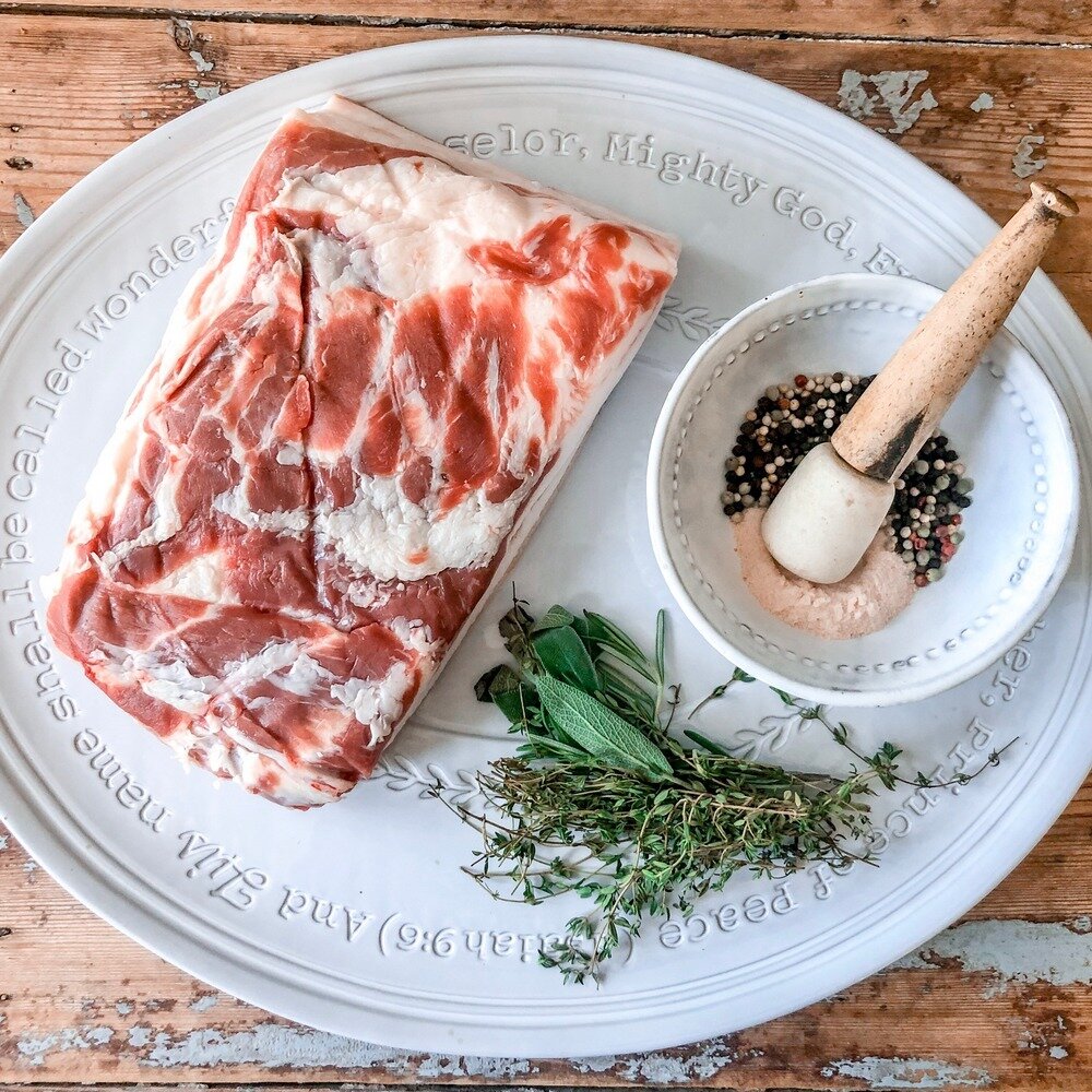 Half Slab Belly | Non GMO grass-fed Indiana Pork