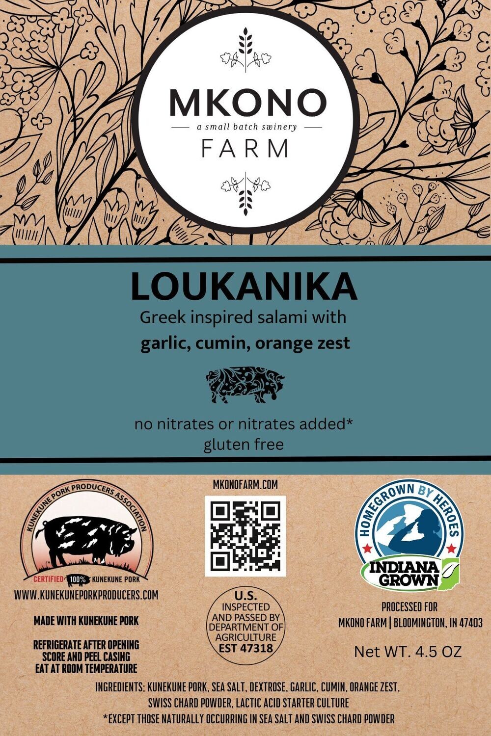 Salami | Loukanika (Pork)