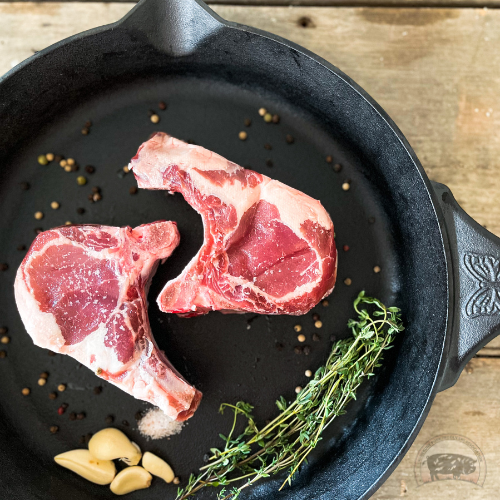 Dry Aged Thick Pork Chops | Indiana NON GMO Pasture Pork