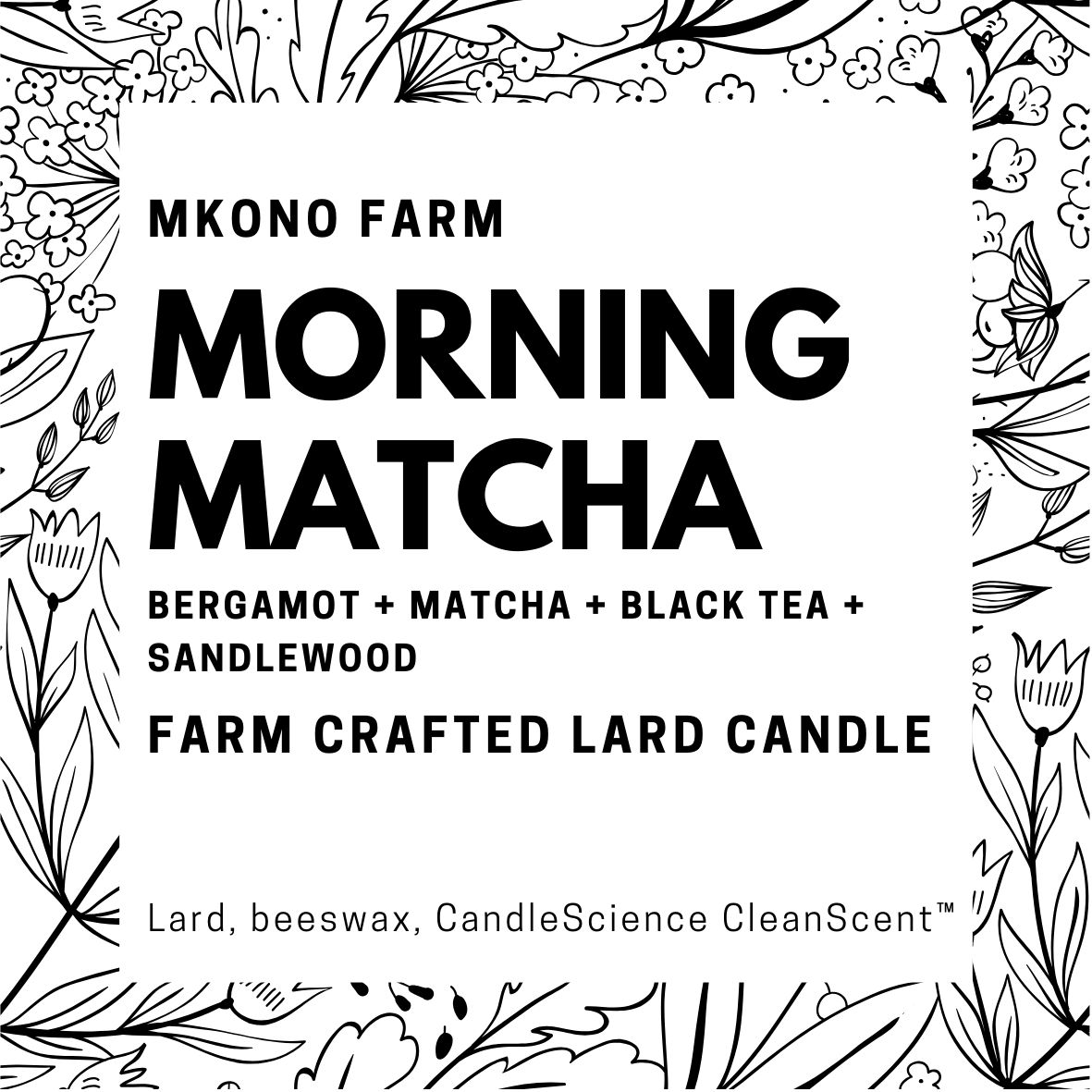 Lard Candle - The Clean Hippie - Patchouli