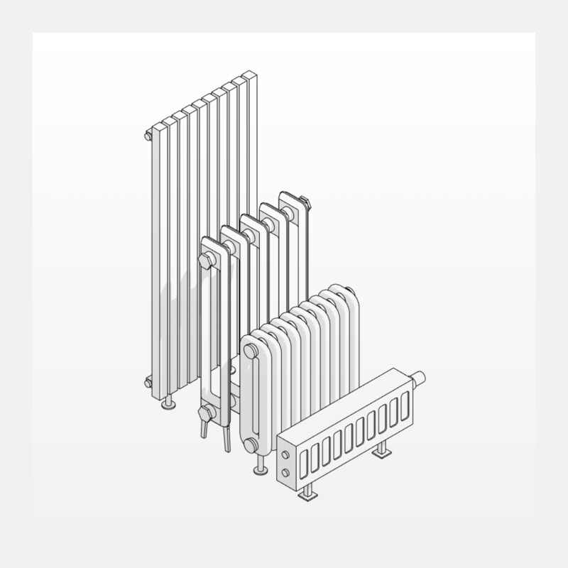 Radiators Revit Families