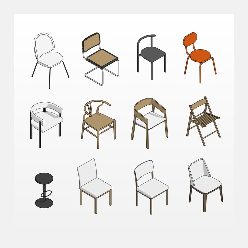 Chair Revit Families