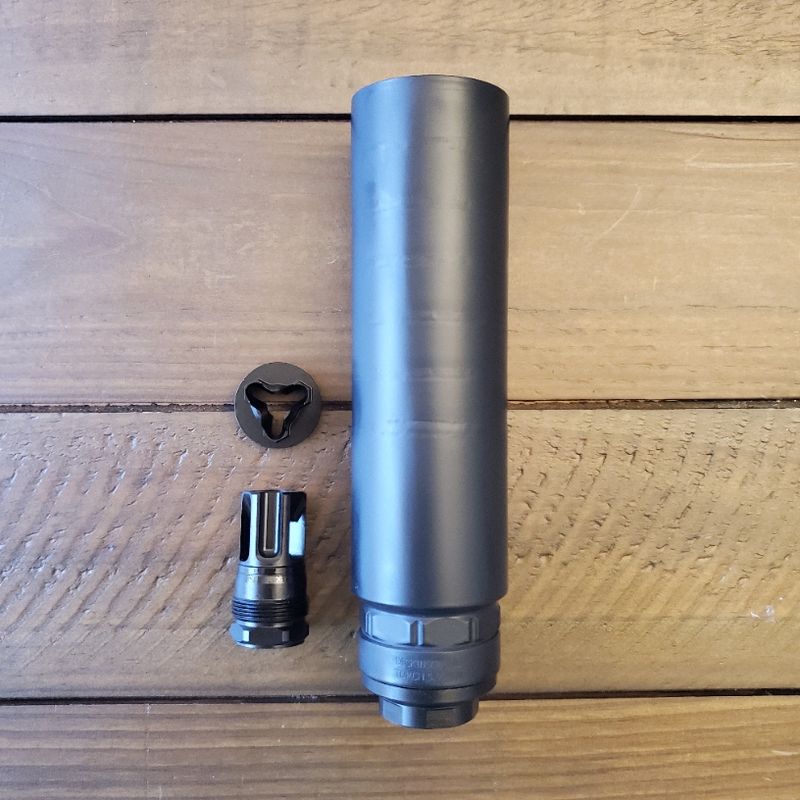 Liberty Precision Machine Torch 5.56/6mm Caliber Rifle Silencer- QD